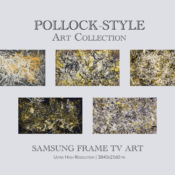 Jackson Pollock Art - Etsy
