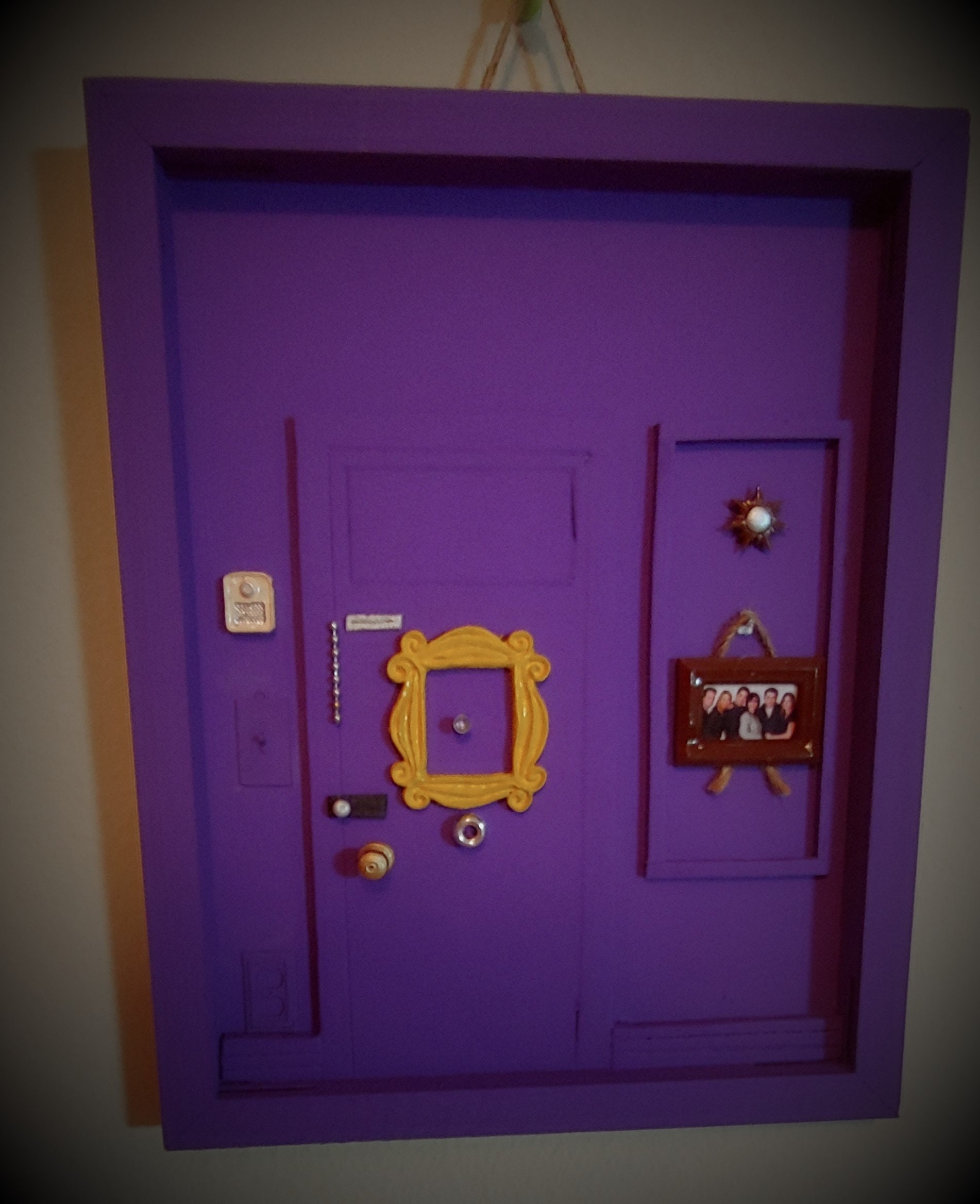 Friends T.V. Show Handmade Peephole Photo Frame Door | Etsy