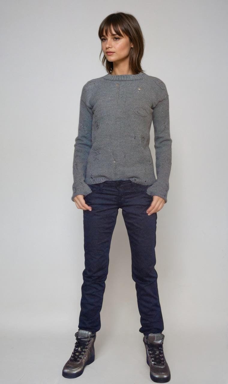 Agatha All Along Joe Locke Sweater Distressed Punk Wiccan Cosplay ...