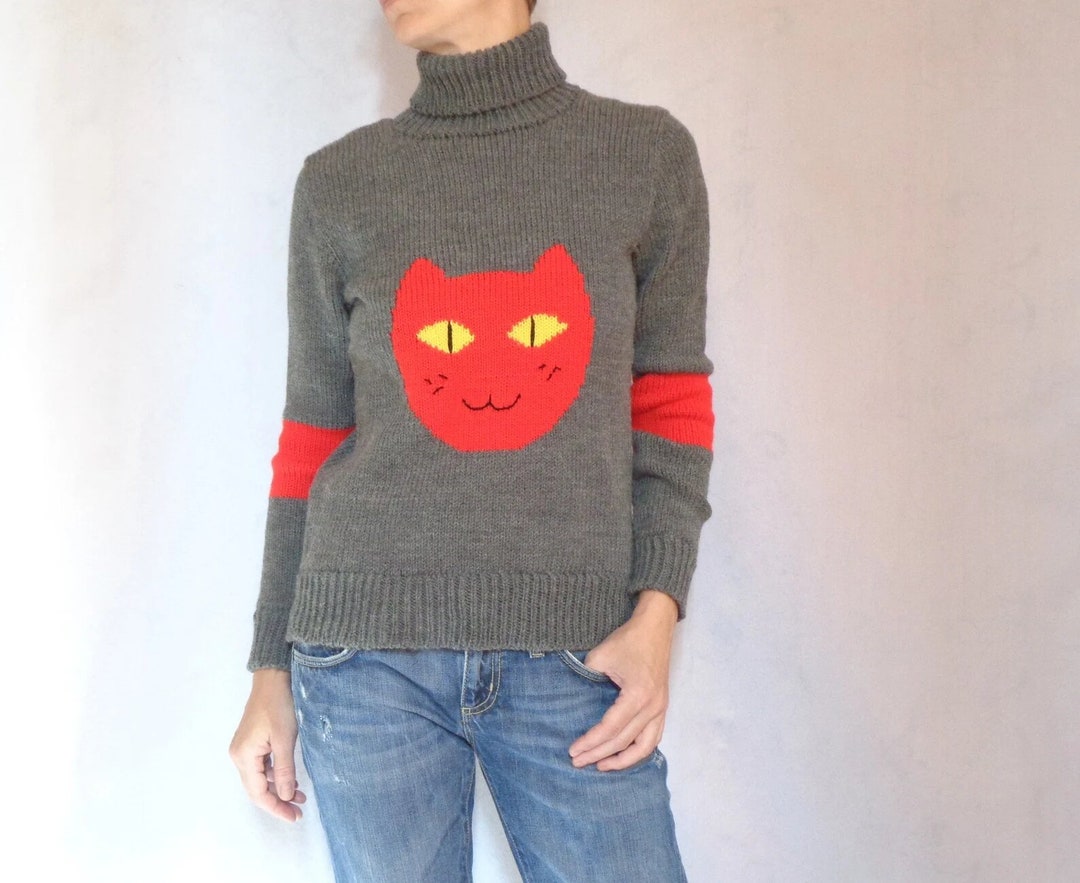 Marceline Cat Sweater Adventure Time Jumper Cartoon Anime Small Size ...