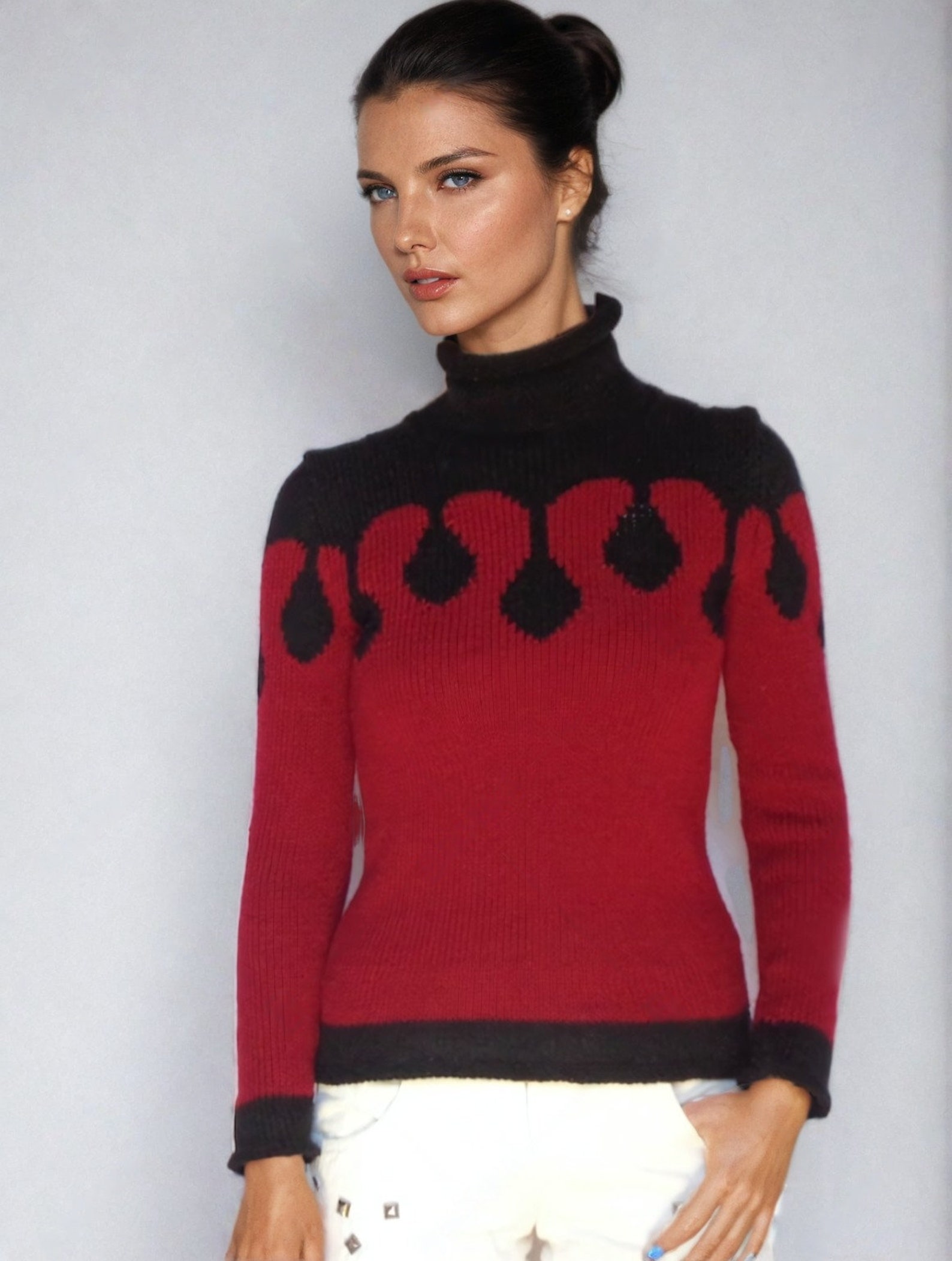 Douma Demon Turtleneck Blood Drippy Doma Second Moon Inspired Anime ...