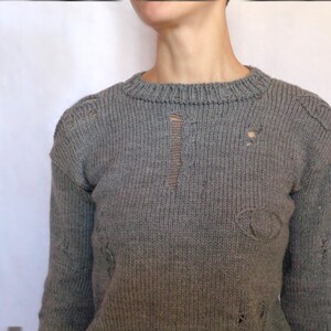 Agatha All Along Joe Locke Sweater Distressed Punk Wiccan Cosplay ...