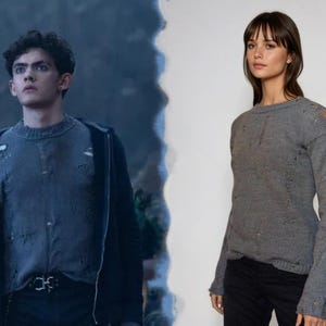 Agatha All Along Joe Locke Sweater Distressed Punk Wiccan Cosplay ...