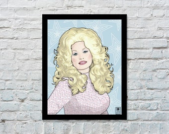 Dolly Parton Pop Art | Etsy