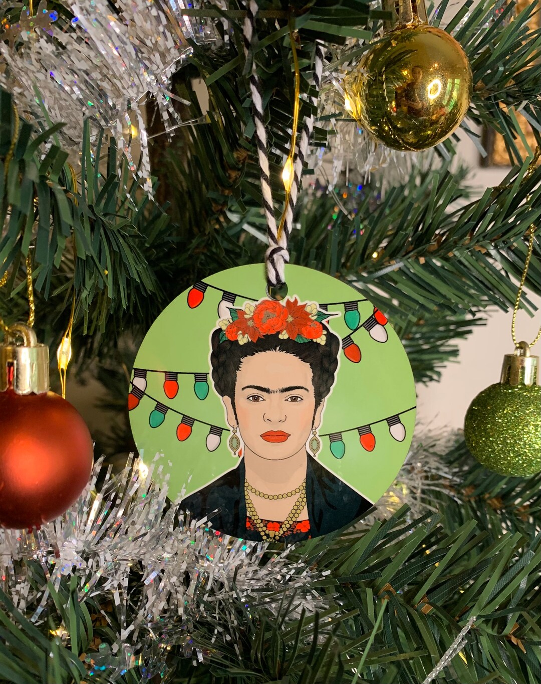 Frida Kahlo Ornament Feliz Navidad Christmas Holiday - Etsy