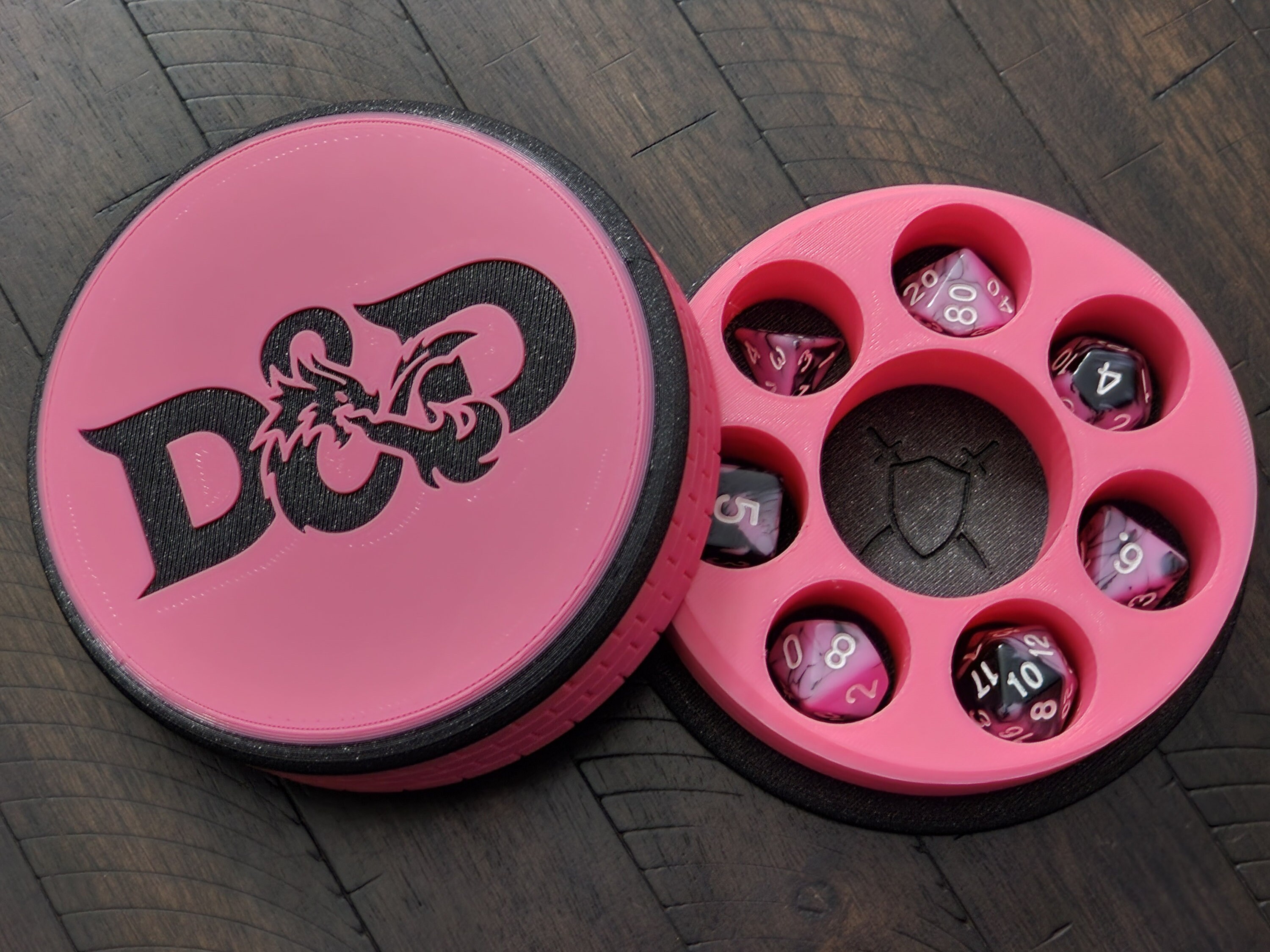 Personalized 3D Printed D&D Dice Box - Etsy