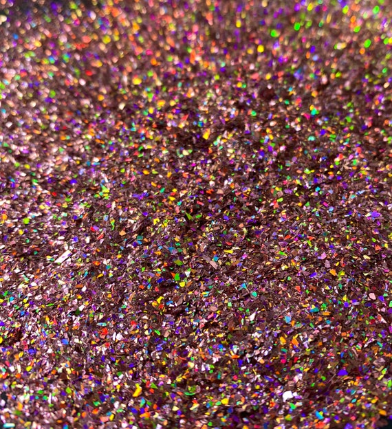 Glitter Rosé Imperial Holographic Fine Flake Glitter | Etsy