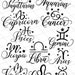 Resin Foil Sheet Zodiac Cursive - Etsy