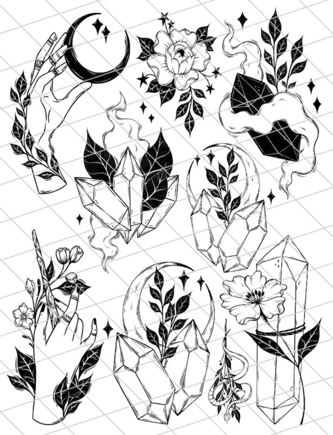Resin Foil Sheet -spell Casters - Art Supplies - Etsy