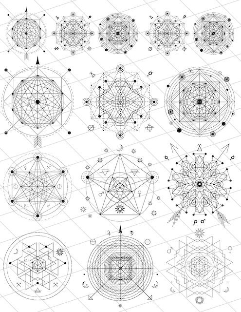 Resin Foil Sacred Geo 2 Sheet Art Supplies - Etsy