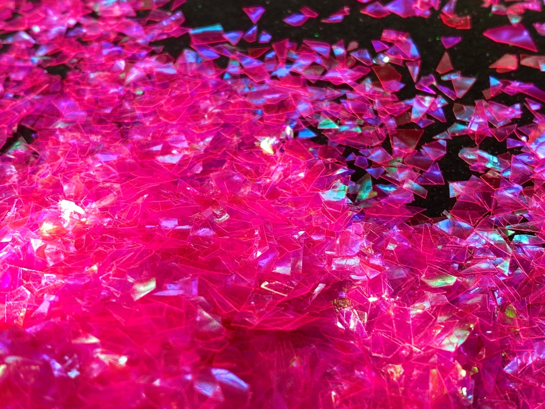 Glitter Pretty N Pink Shard Mylar Cellophane Flake Glitter - Etsy