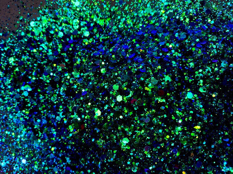 Glitter Nebual Holographic Color Shift Chunky Glitter Mix - Etsy