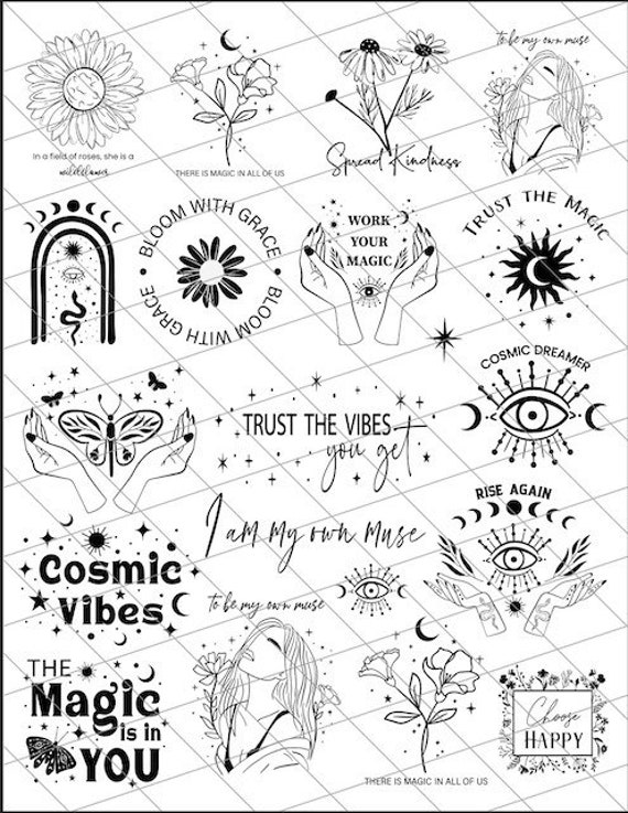 Resin Foil My Own Muse Minis Resin Foil Sheet Art Supplies | Etsy