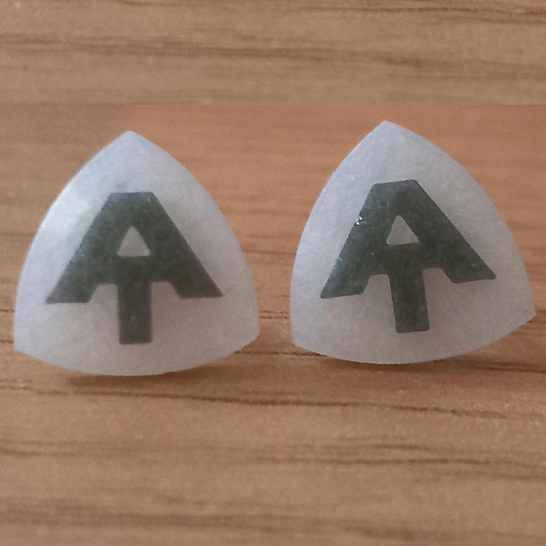 Appalachian Trail Stud Earrings, Resin and Sterling Silver - Etsy