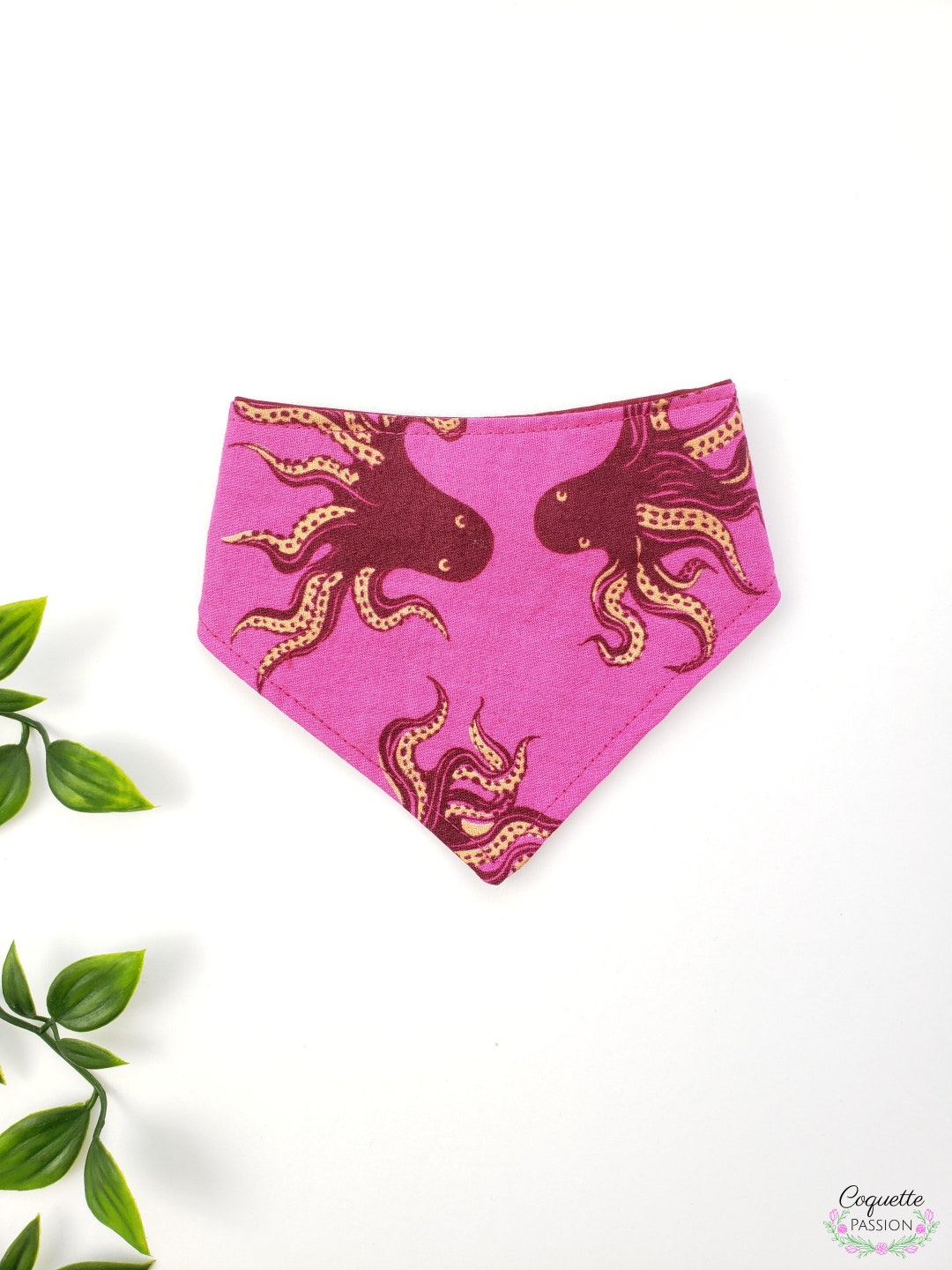Reversible and Adjustable Animal Bandana Scarf Ready to Go fuchsia and ...