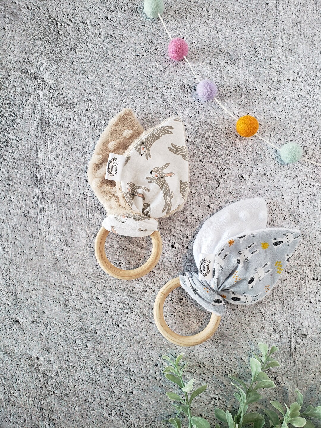 Crispy Rabbit Ears Rattle Baby Child Special Sensory Needs - Etsy