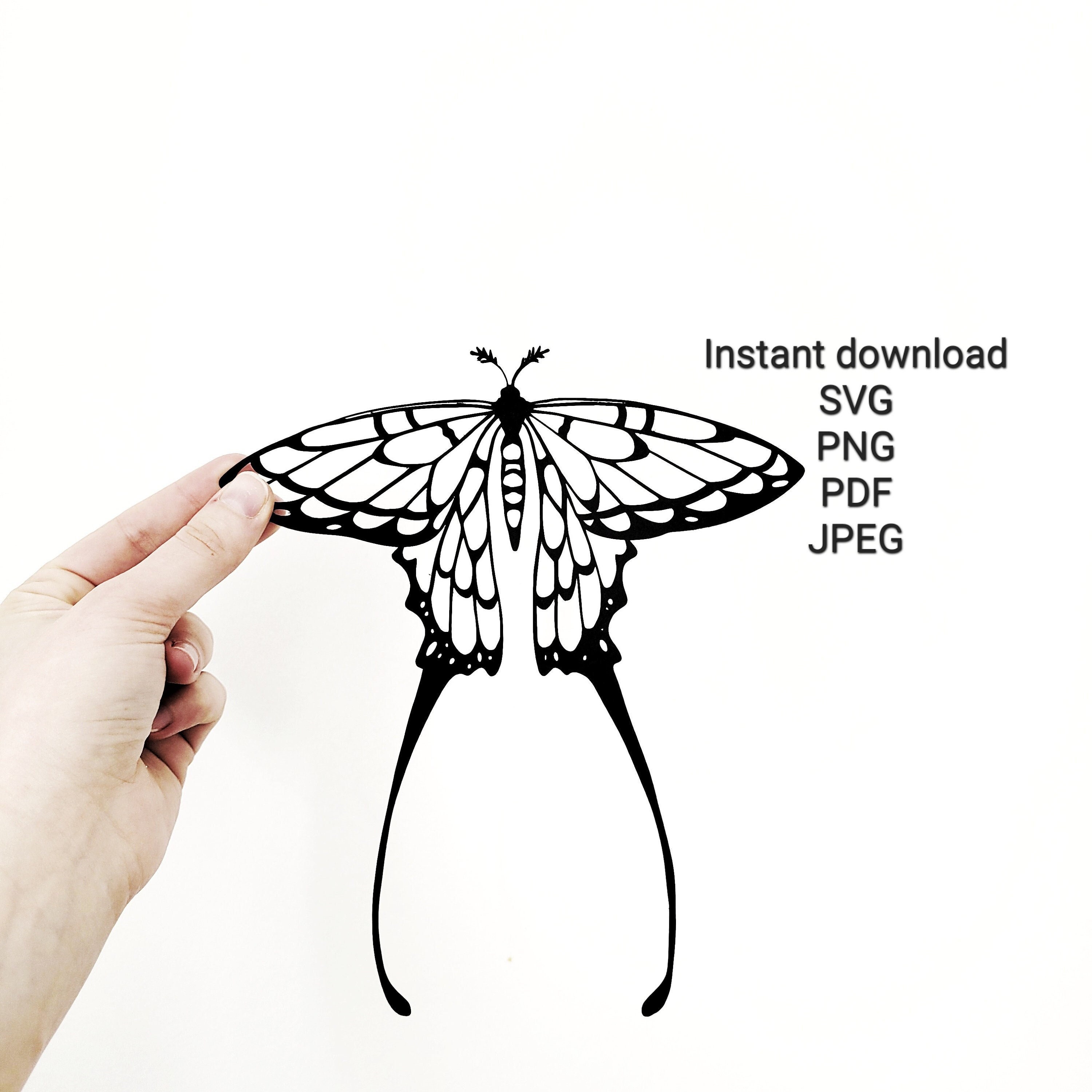 Butterfly SVG Moth Digital File Papercutting Moth Printable - Etsy Canada