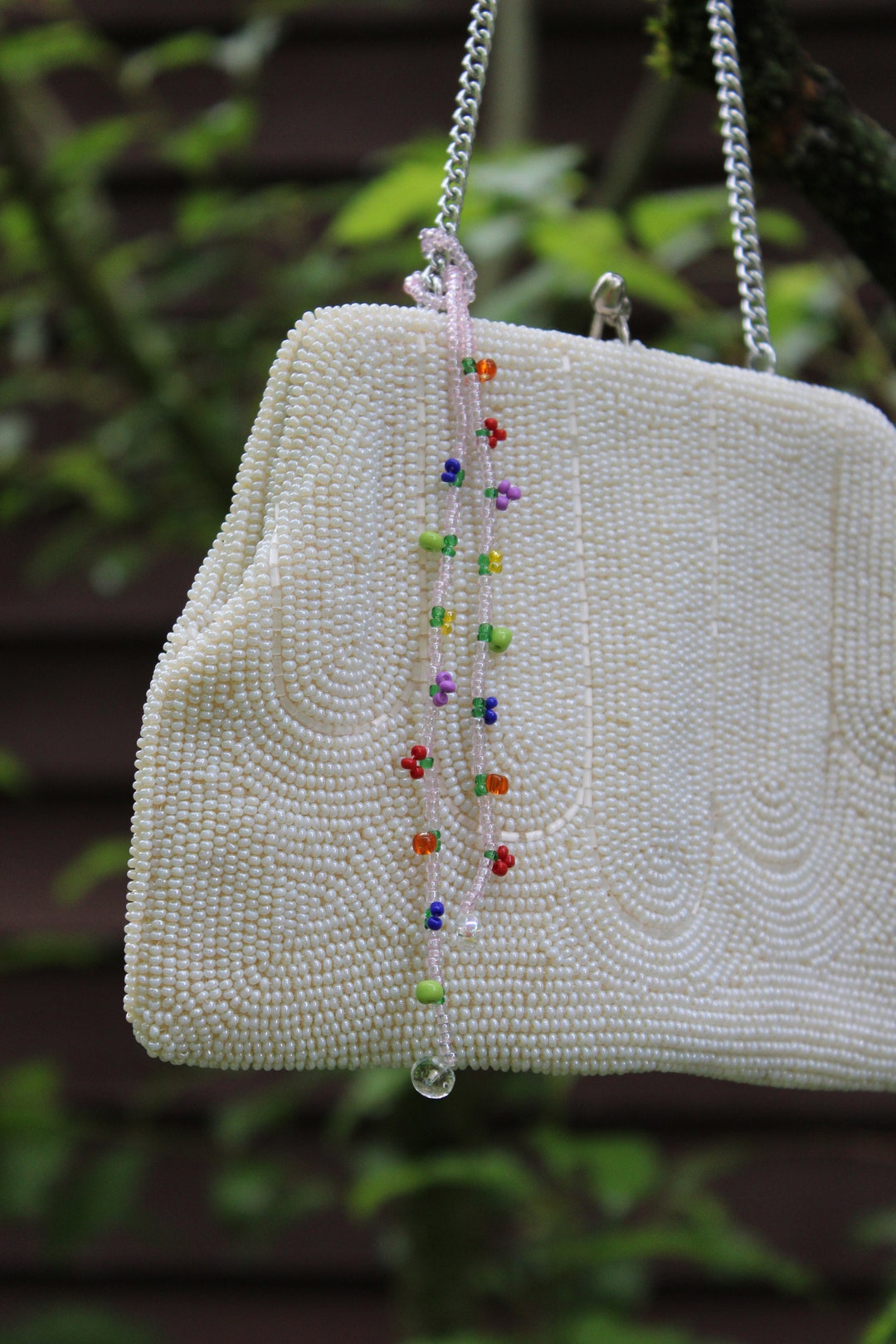 Beaded Bag Charm - Etsy