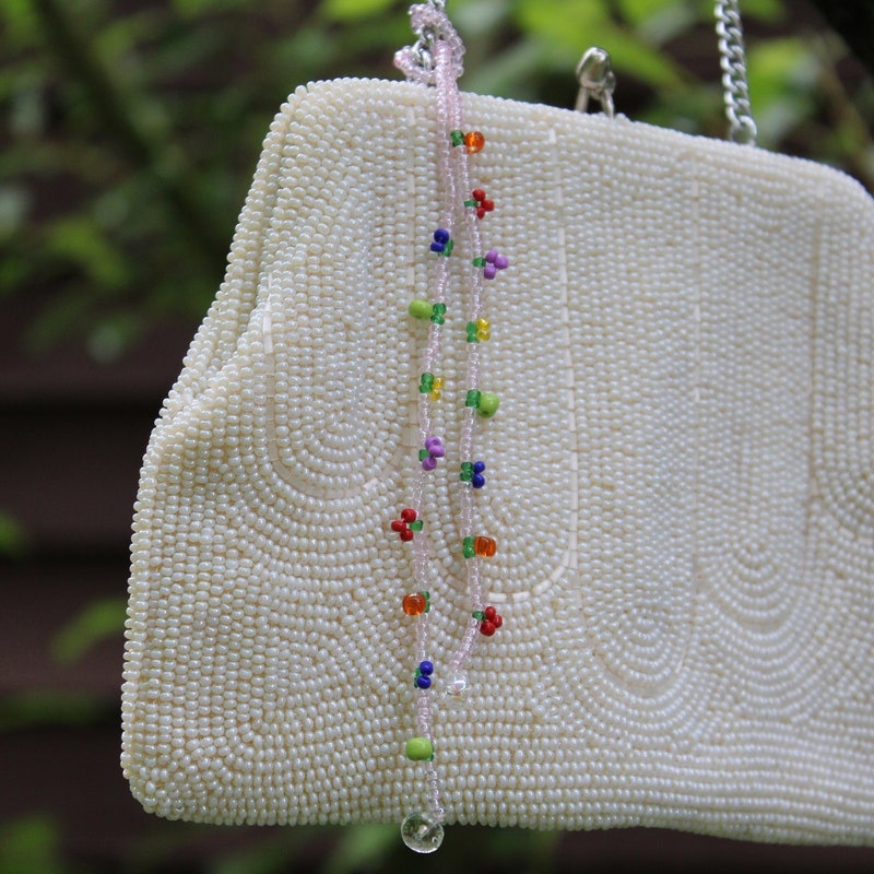 Beaded Bag Charm - Etsy