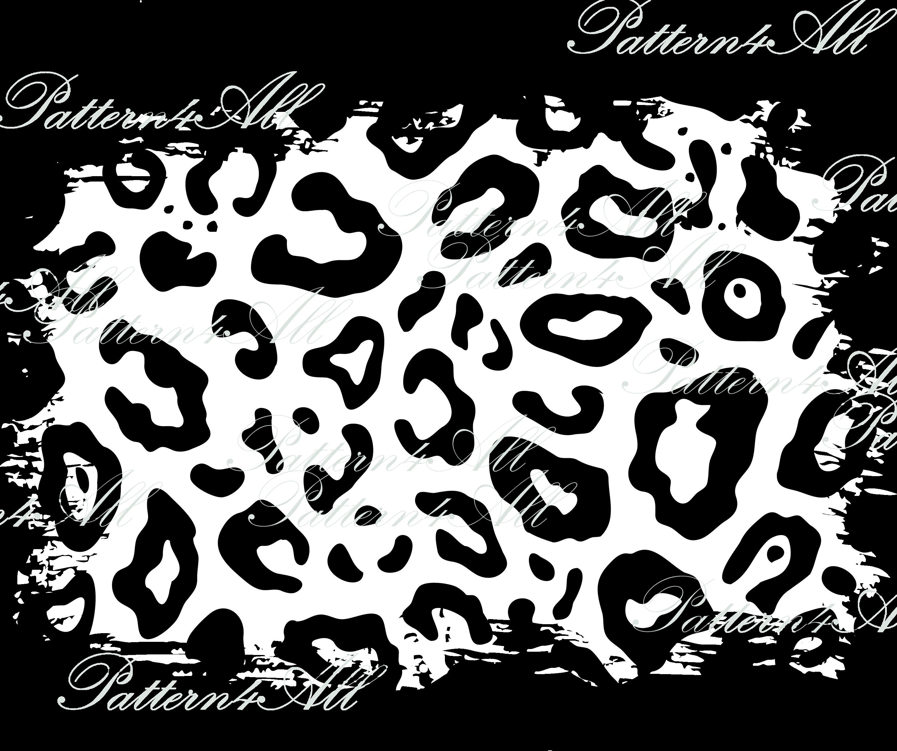 White Leopard Patches Splash Sublimation Design Digital | Etsy