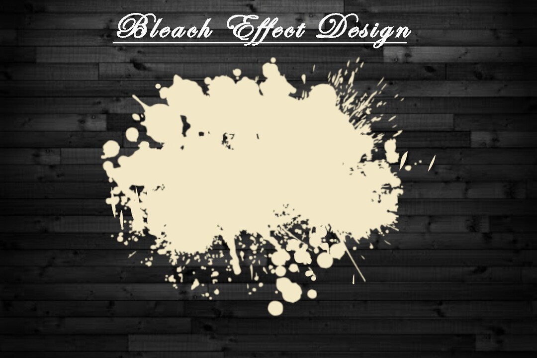 Bleach Effect PNG, Bleach Effect Bundle, Bleached Effect Design ...