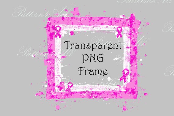 Breast Cancer Frame Sublimation PNG Breast Cancer Awareness - Etsy