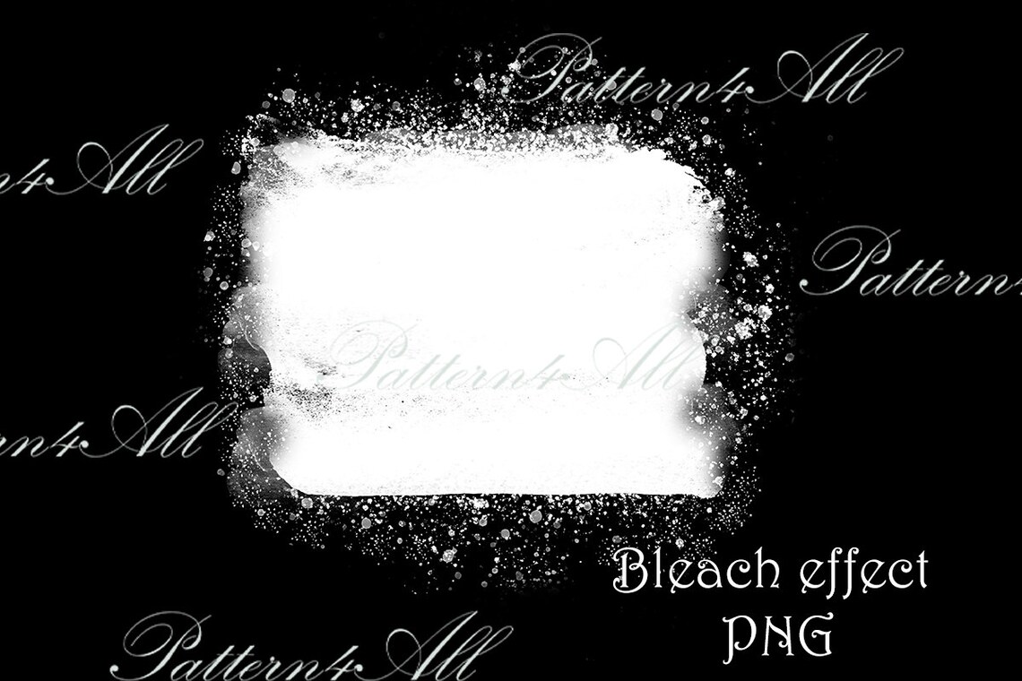 Splatter PNG Bleached Effect Design Sublimationbleach - Etsy