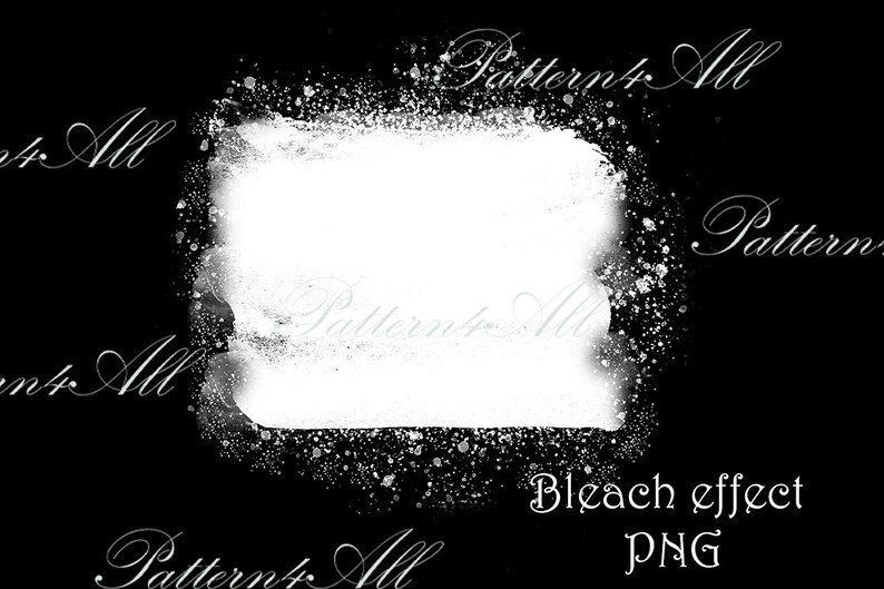Splatter PNG Bleached Effect Design Sublimationbleach - Etsy