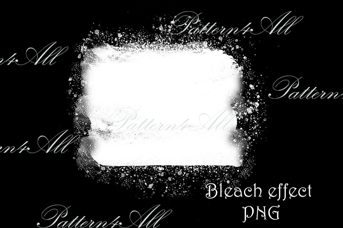 Splatter PNG Bleached Effect Design Sublimationbleach - Etsy