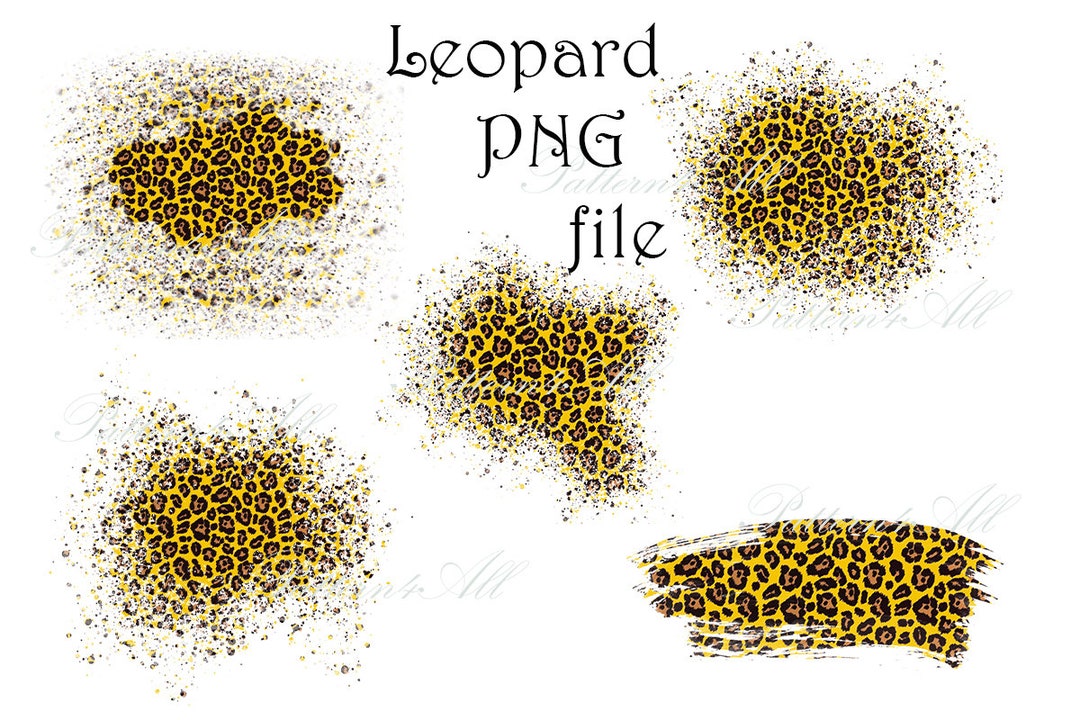 Distress Yellow Cheetah Print Backgroundleopard Print - Etsy