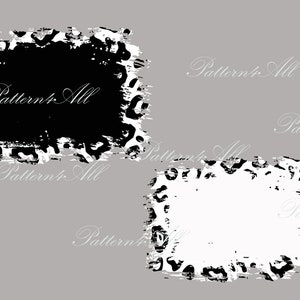 Leopard Print and Bleach Effect PNG, Bleached Effect Design Sublimation ...