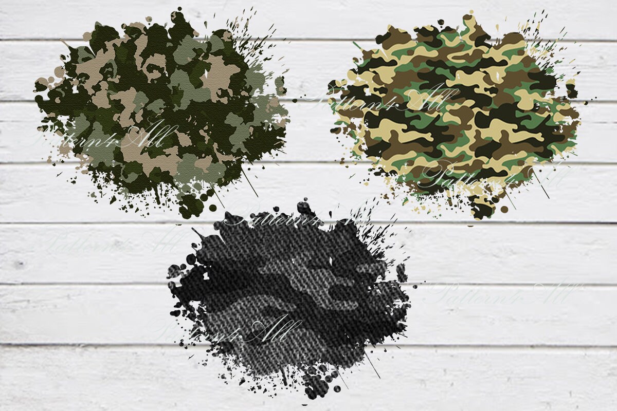 Camo Print Sublimation Patches Pngcamouflage Leopard PNG Camo - Etsy UK