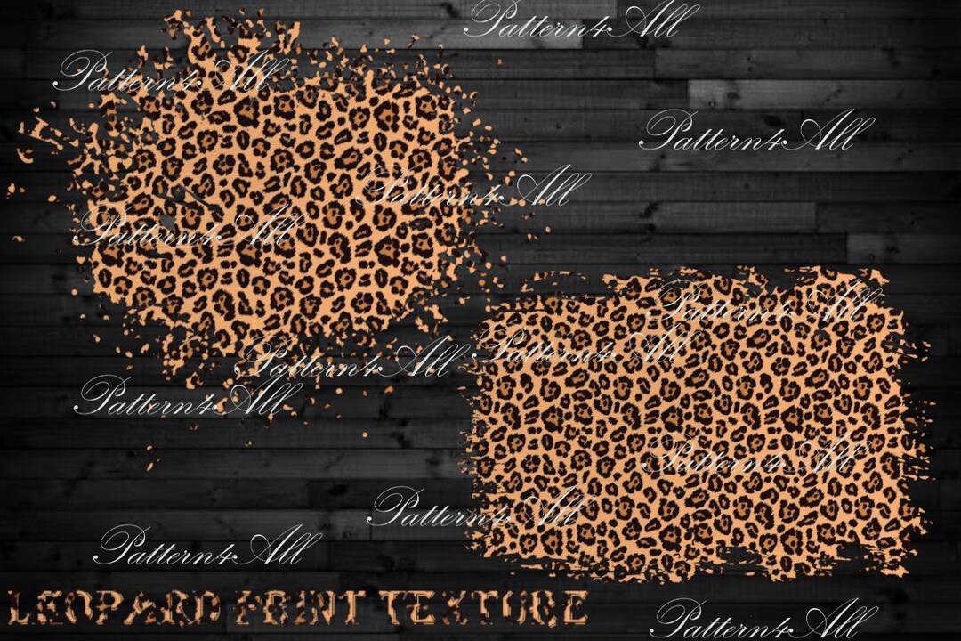 Leopard Patches, Splash Sublimation Design,distressed Leopard Print ...