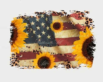 Rustic American Flag - Etsy