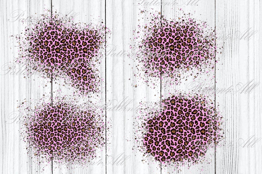 Distress Pink Cheetah Print Backgroundleopard Print - Etsy