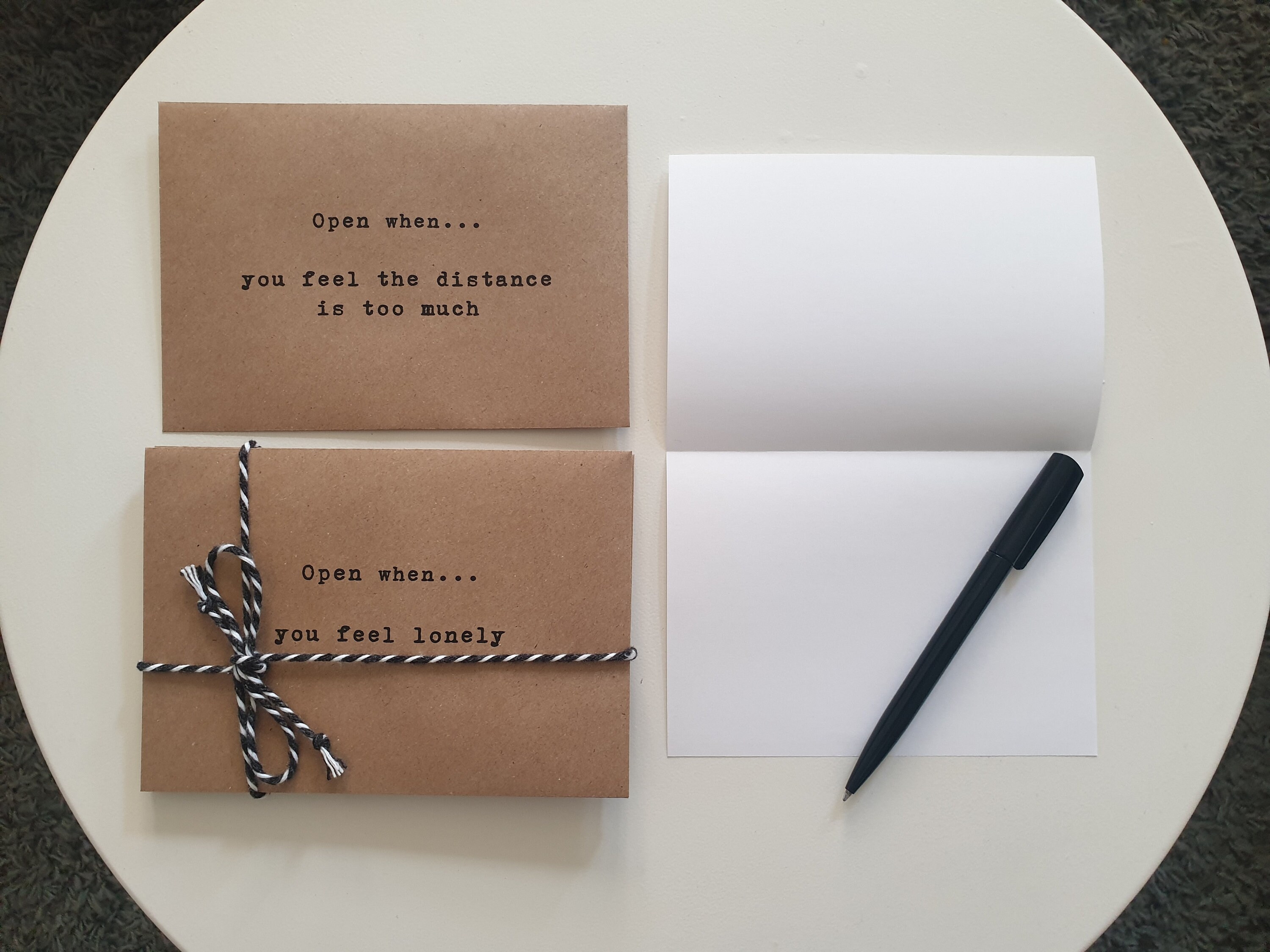 Open when letters/ Open when envelopes/ Long distance | Etsy