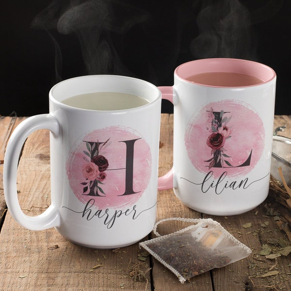 Monogram Coffee Mug - Etsy