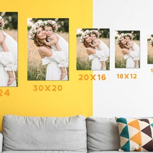 Custom Metal Prints Custom Photo Prints 7 Size Options - Etsy