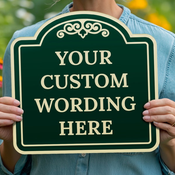 Custom Metal Signs Outdoor - Etsy