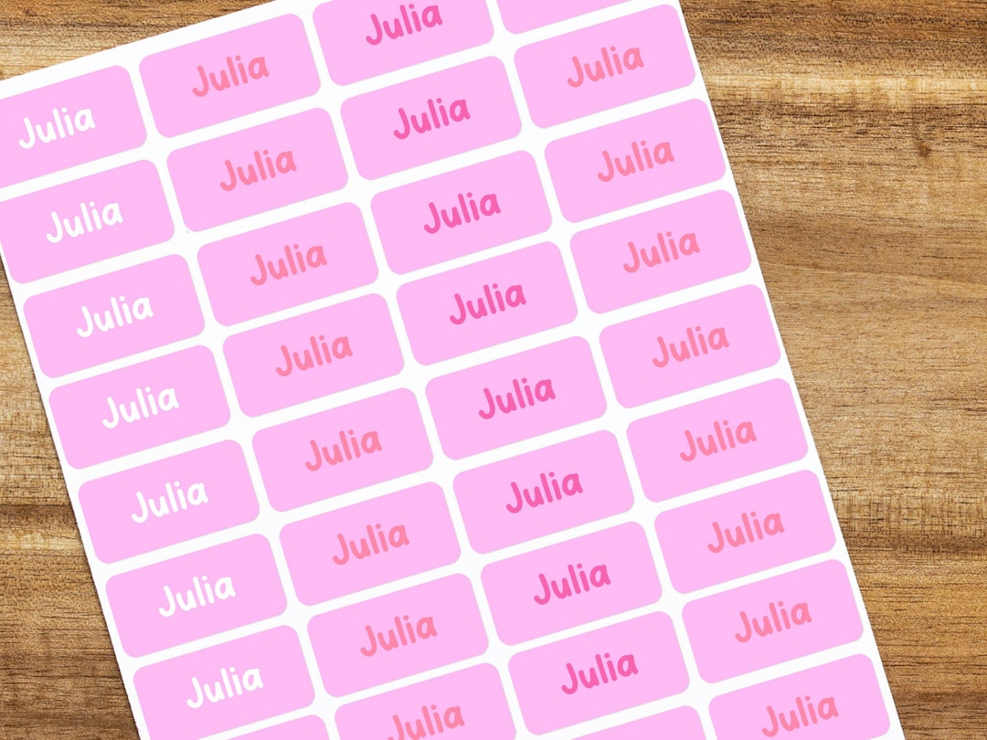 Waterproof Name Labels, Waterproof Daycare Labels, Dishwasher Safe ...