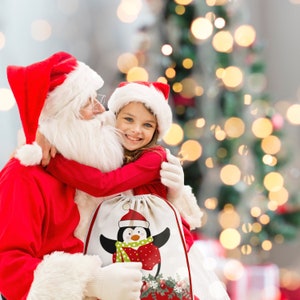 Personalized Christmas Stocking Santa Sack Stocking North Pole Post ...