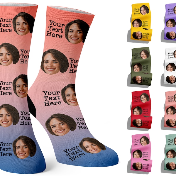 Photo Socks - Etsy