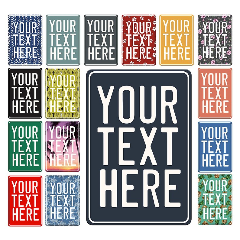 Custom Parking Signs Personalized Park Signs Road Sign - Etsy