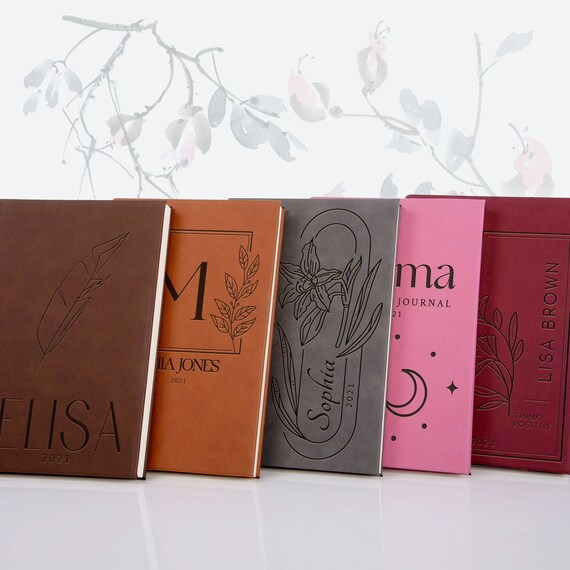 Personalized Leather Journal Customized Journals Writer - Etsy