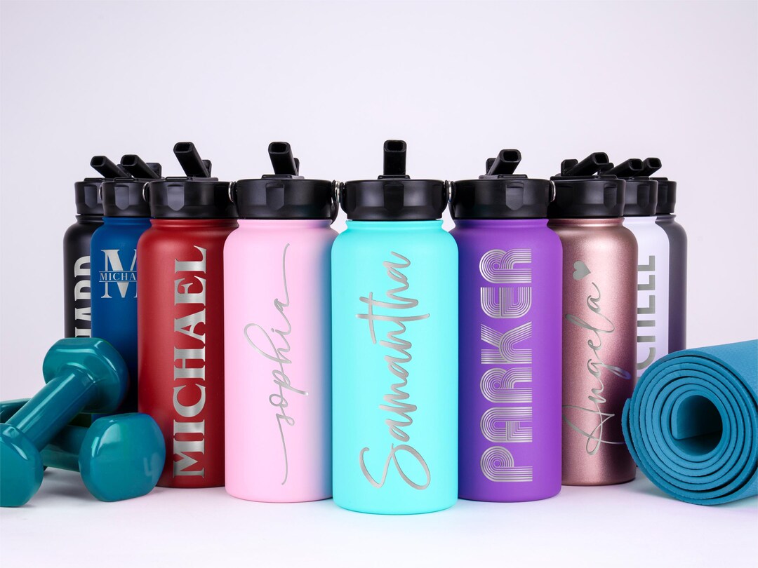 Personalized Water Bottle, Custom Water Bottle, Personalized Gifts for ...