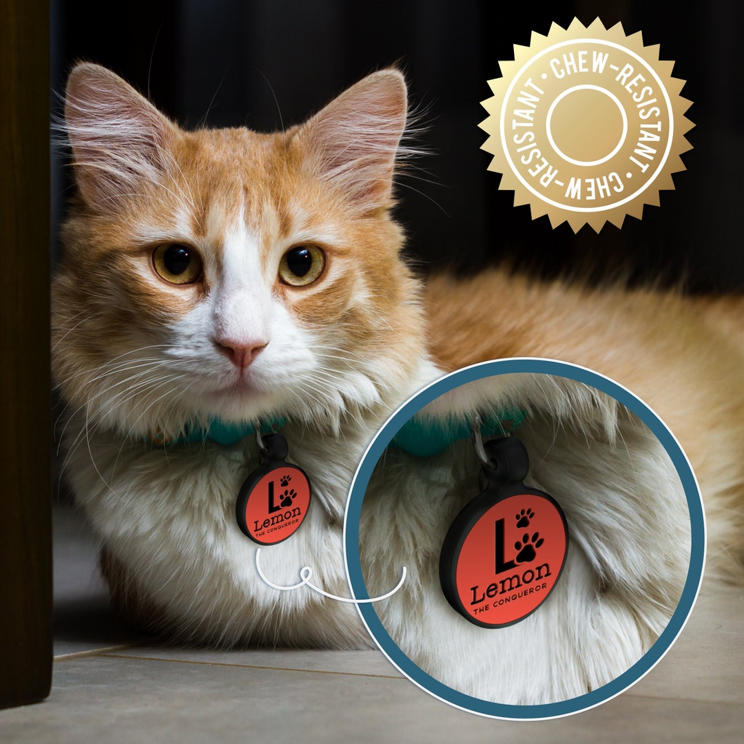 Personalized Dog ID Tags, Silicone Dog Tag, Engraved Doubles Sided Tags ...