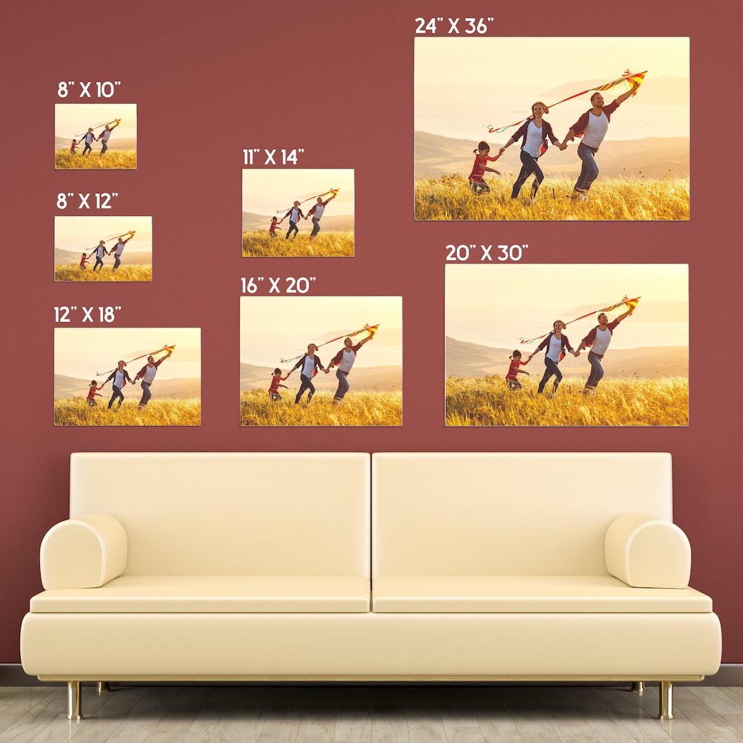 Custom Metal Prints Custom Photo Prints 7 Size Options - Etsy