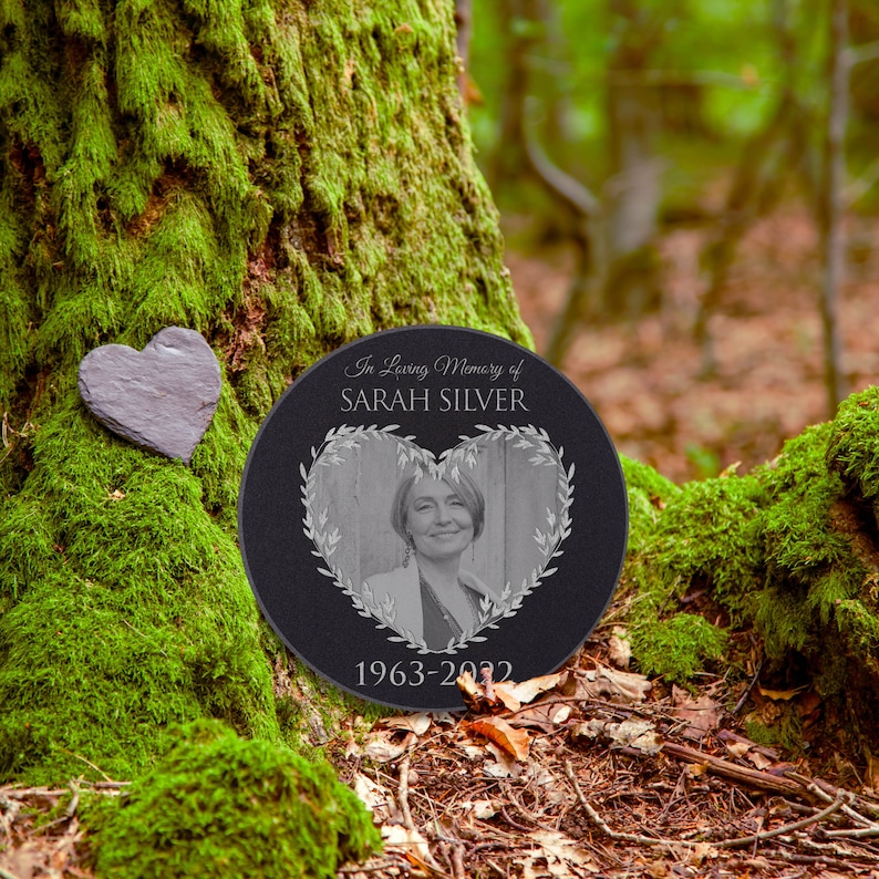 Personalized in Loving Memory Memorial Stone Garden Yard - Etsy