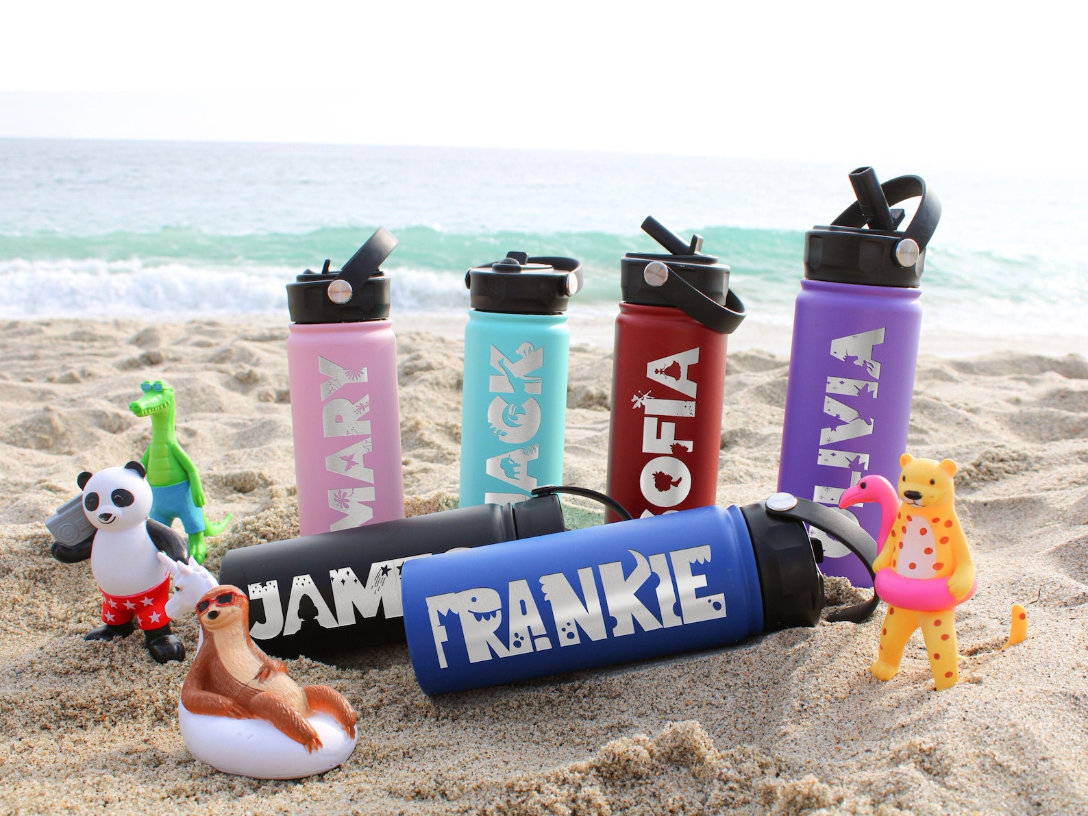 Back to School Kids Water Bottle Custom Laser Engraved Bottles | Etsy