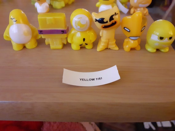 Yellow Gogos Crazy Bones Collectible Figures | Etsy